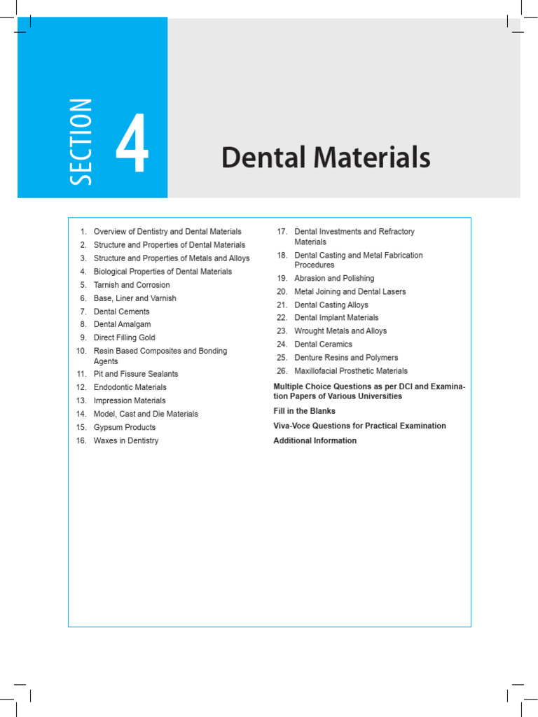 Dental Materials | PDF | Ductility | Dental Material