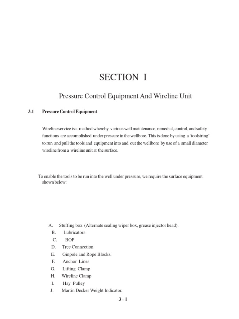 Section I (PCE & SL Unit) | Download Free PDF | Pump | Valve