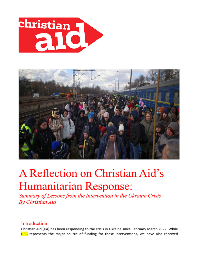 Lessons From Ukraine Crisis Emergency | PDF | Humanitarian Aid ...