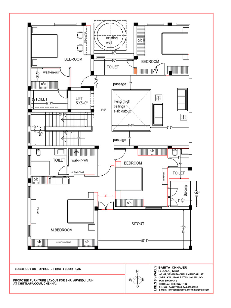 Proposed Furniture Layout for Residence | PDF | Buildings And ...