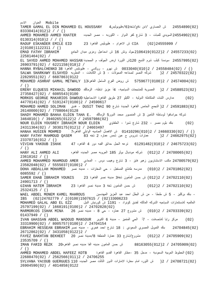 AAIBعملاء vip العربيى الافريقى | PDF
