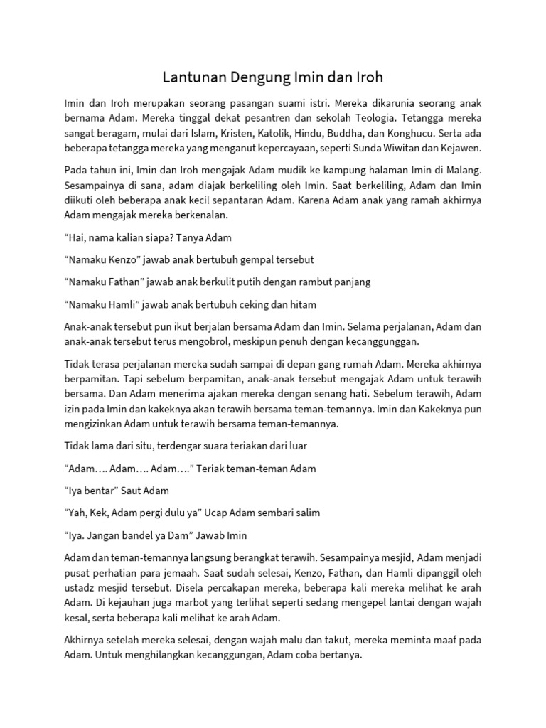 Lantunan Degung Imin Dan Iroh | PDF