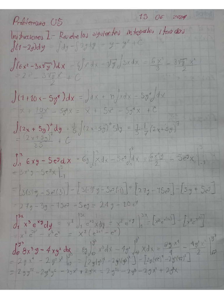 Problemario U5 | PDF