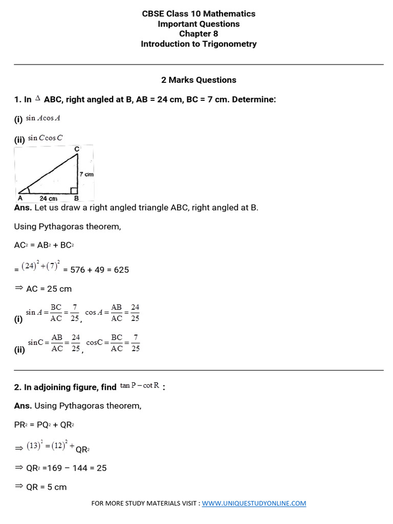 TRIGONOMETRY | PDF | Trigonometric Functions | Triangle