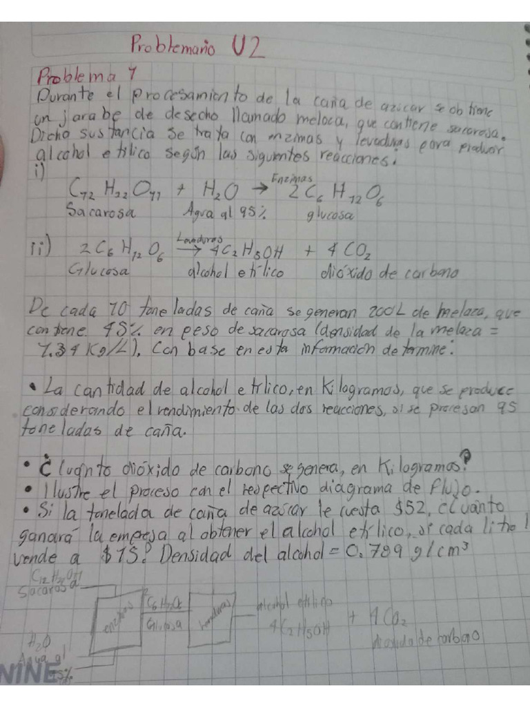 Problemario U2 | PDF