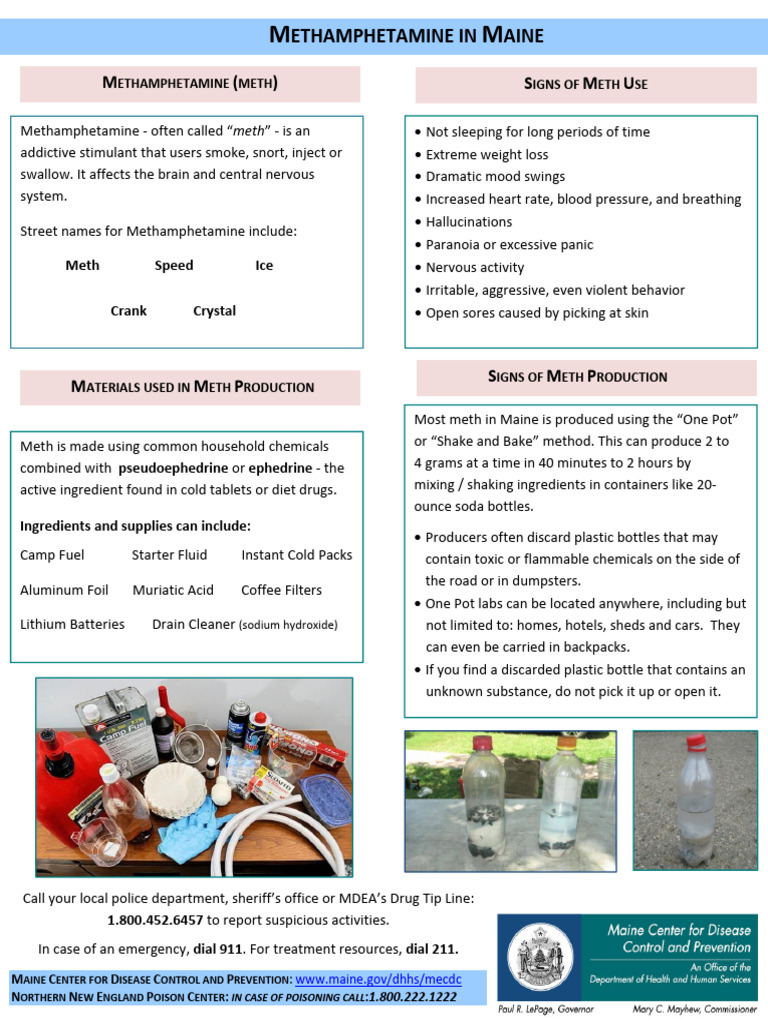 Meth Fact Sheet 081516 | PDF | Methamphetamine