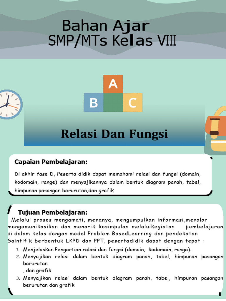 Revisi Bahan Ajar SMP | PDF | Metode & Bahan Ajar