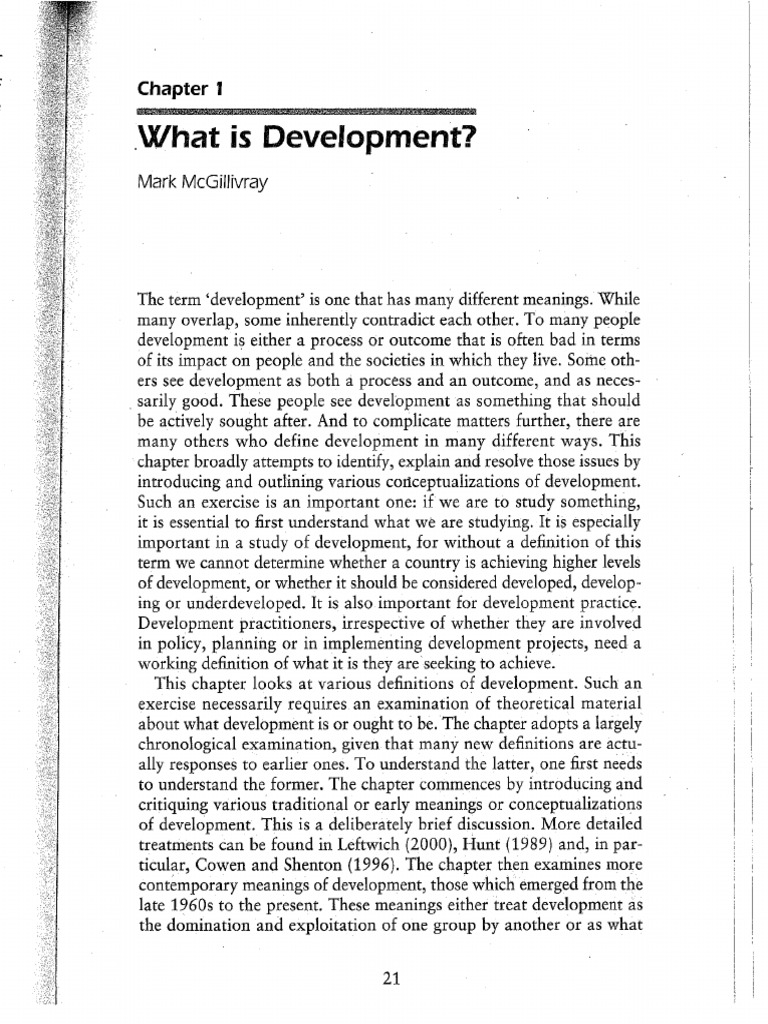 Henson What Is Development | PDF