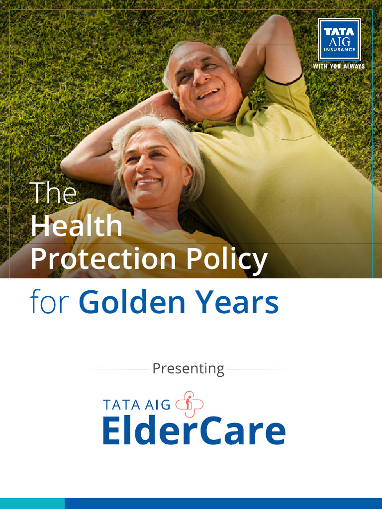 Tata AIG Elder Care Insurance Plan | PDF | Physical Examination | Insurance