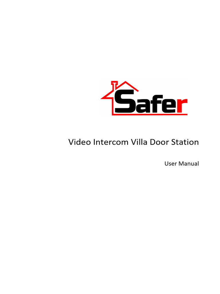 Manual de Utilizare Pentru Video-Interfon IP Wifi Safer SAF-VIK002 | Download Free PDF | Ip ...