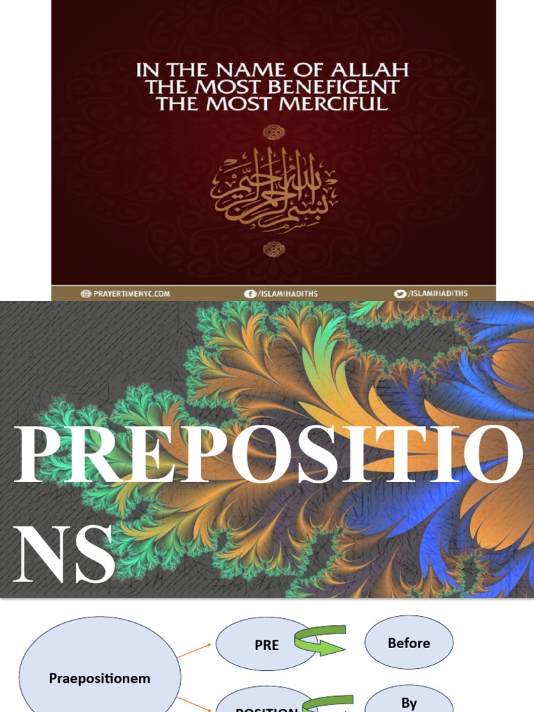 Understanding Prepositions: Types & Examples | PDF
