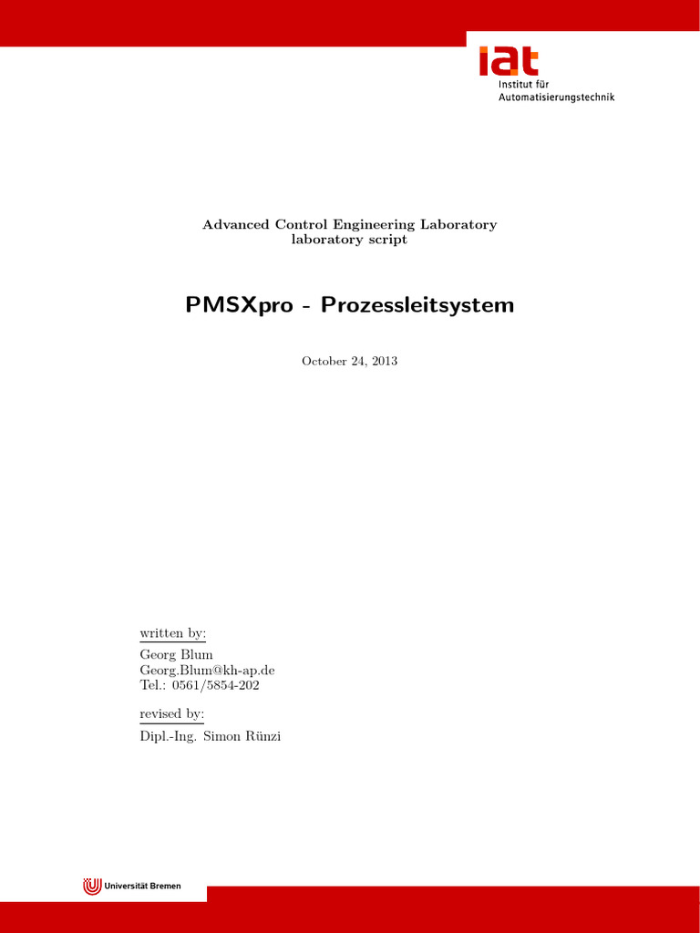 Advanced Control Lab Guide | PDF | Programmable Logic Controller ...