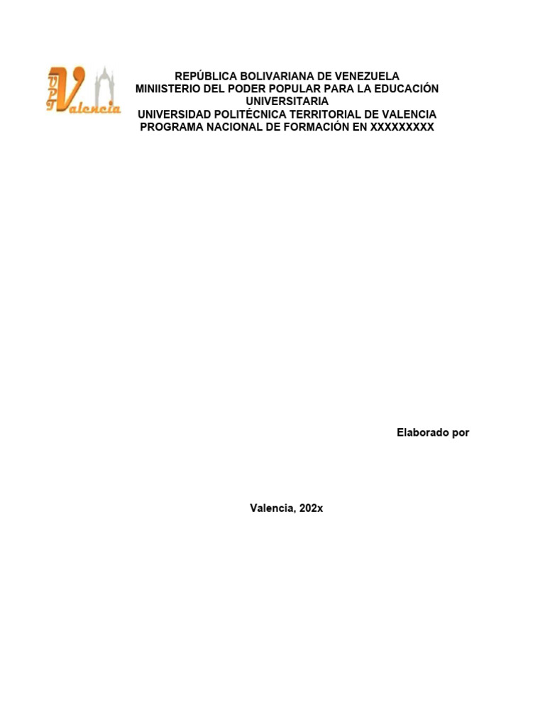 Portada Upt-Valencia | PDF