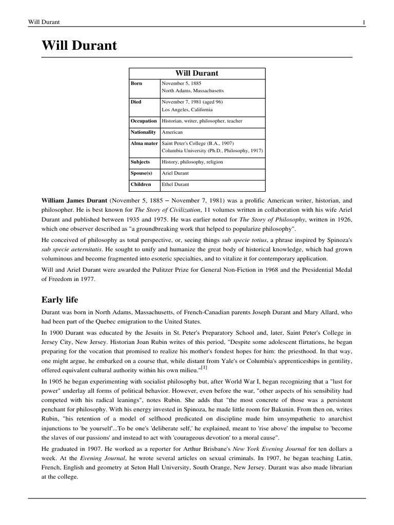 Will Durant | PDF