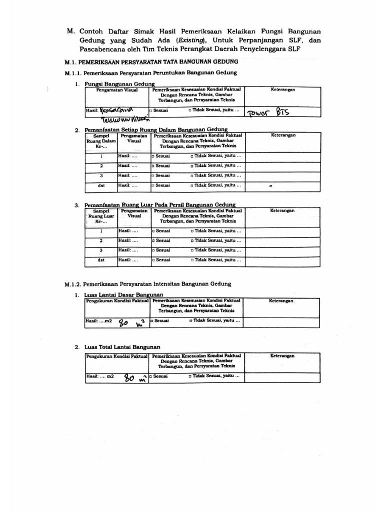 Daftar Simak Tower | PDF