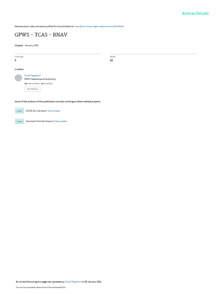 GPWS Tcas Rnav - Ata | PDF