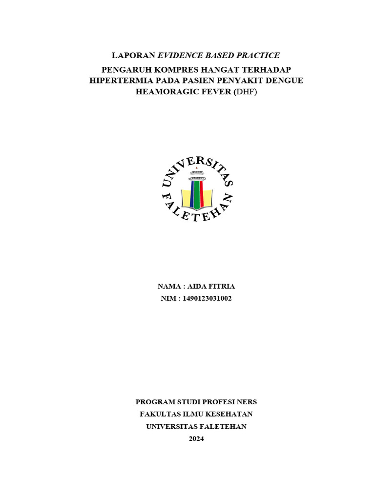 EBP Kompres Hangat Hipertermi Pada DHF | PDF