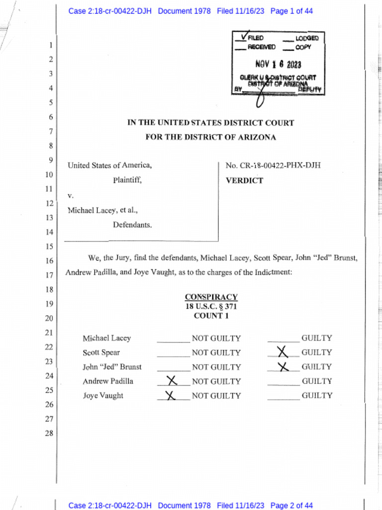 Gov Uscourts Azd 1089164 1978 0 | PDF | Acquittal | Justice