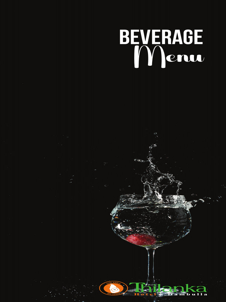 Thilanka Beverage Menu | PDF | Soft Drink | Drink
