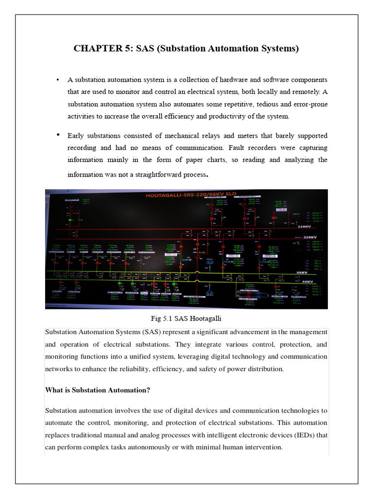 CHAPTER 5: SAS (Substation Automation Systems) | PDF | Automation ...