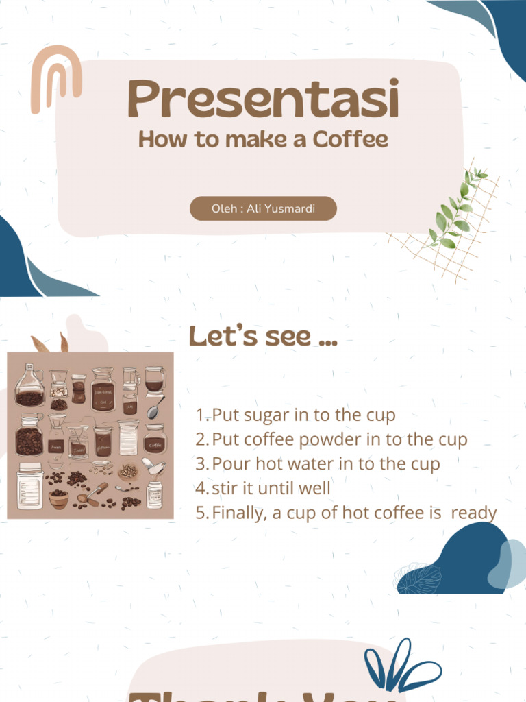 Coklat Dan Putih Biru Kreatif Estetik Slide Presentasi | PDF