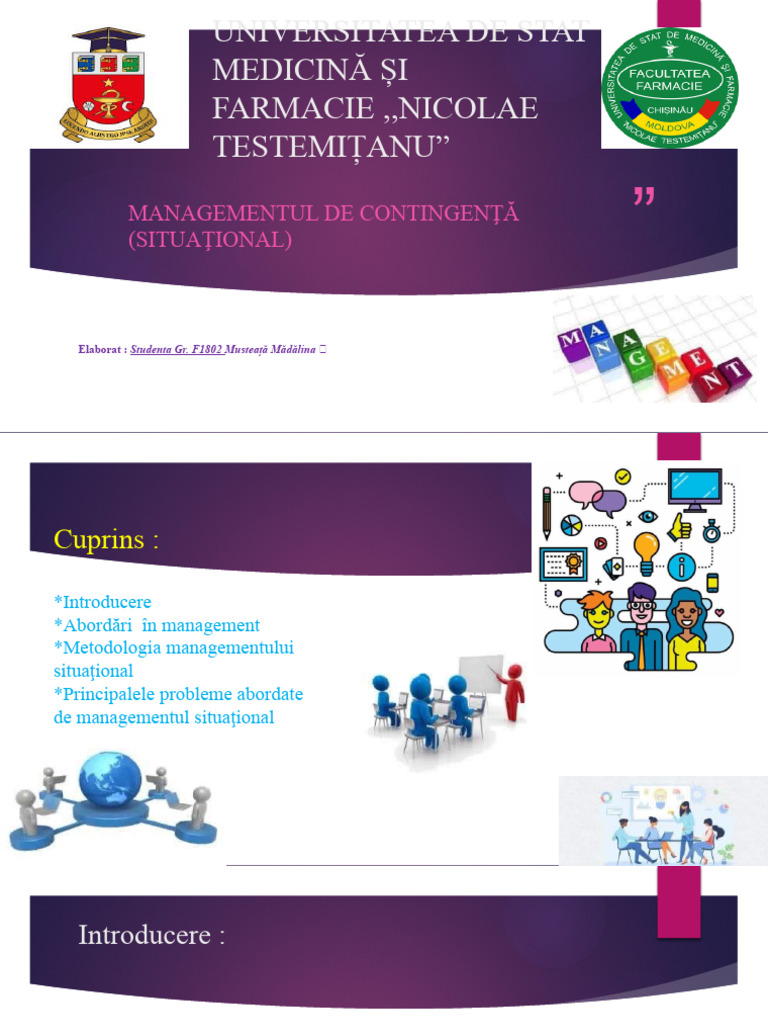 Prezentare Management Situational | PDF