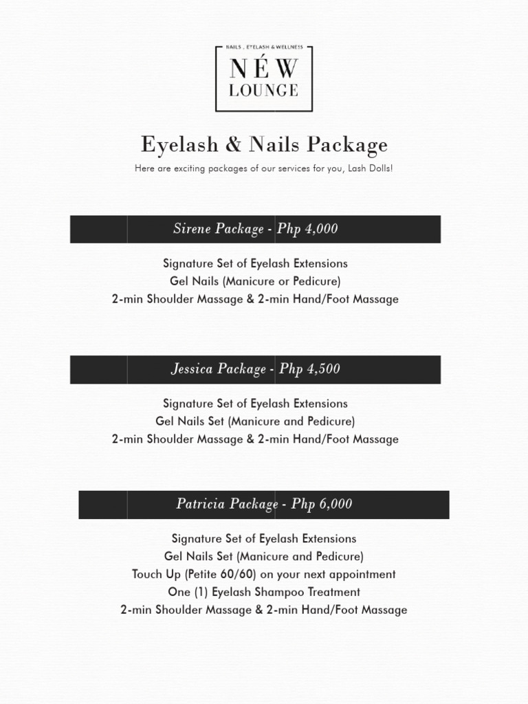 Regular MM Packages Menu | PDF