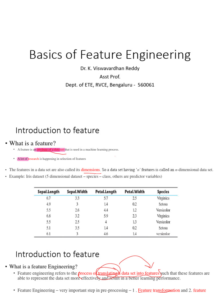 Basics of Feature Engineering Marked | PDF | Principal Component Analysis | Eigenvalues And ...