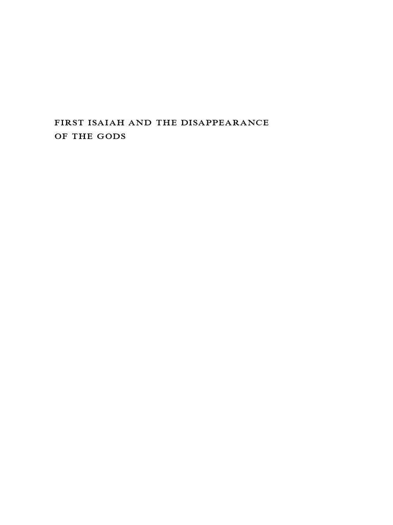 (Critical Studies in The Hebrew Bible - 12) Matthew J. Lynch - First ...