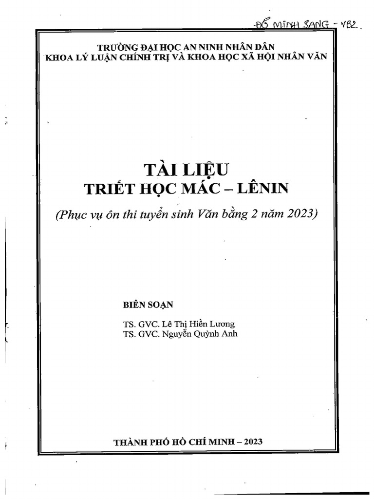 Triết T04 | PDF