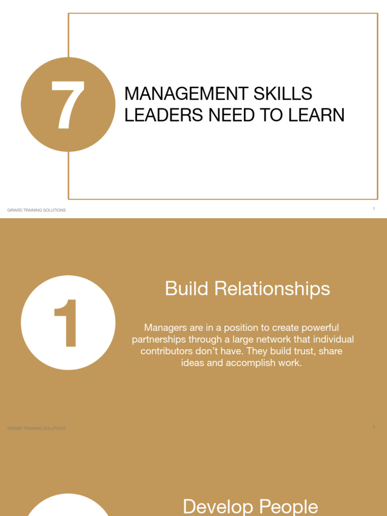 7 Management Skills | Download Free PDF | Learning | Behavior Modification
