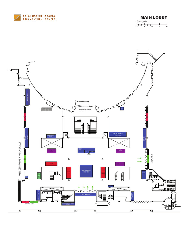 JCC Layout and JXB 2025 Map | PDF