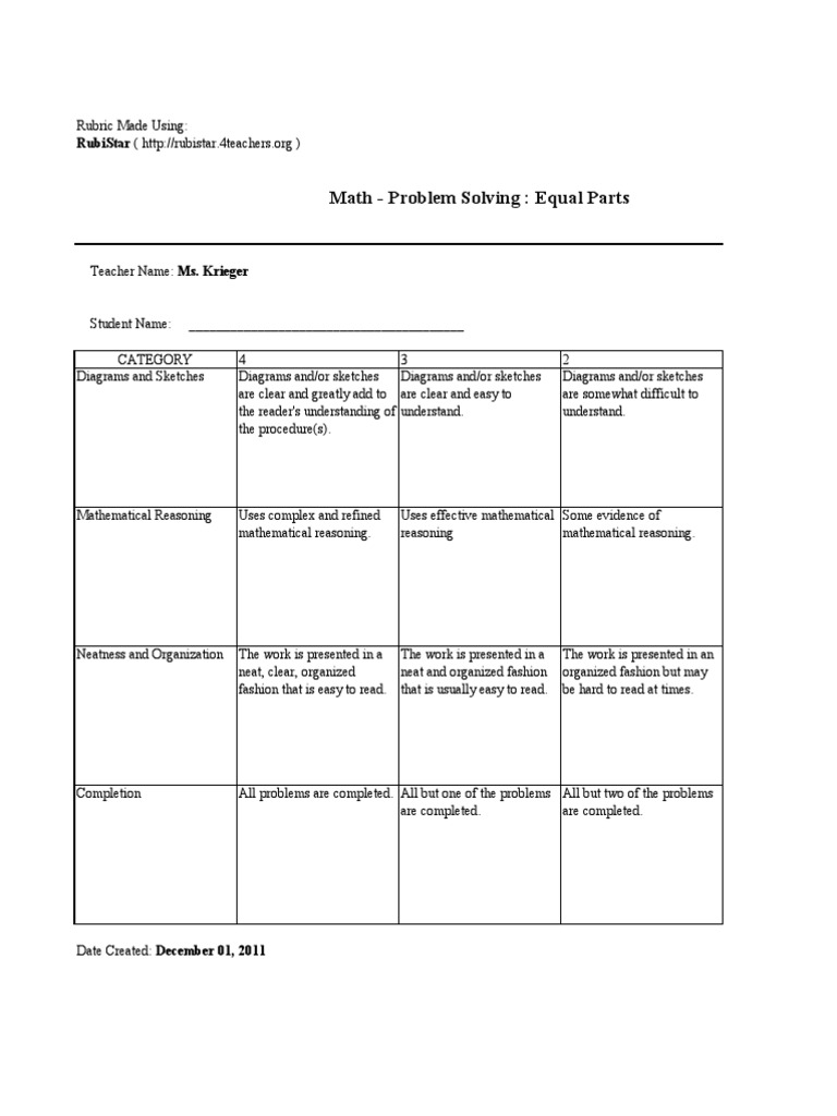 Equal Half Math | PDF