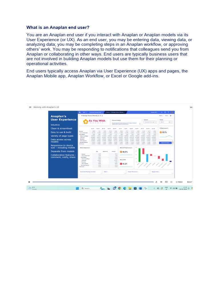 Anaplan Model Building Lesson 1 | PDF | Icon (Computing) | Spreadsheet