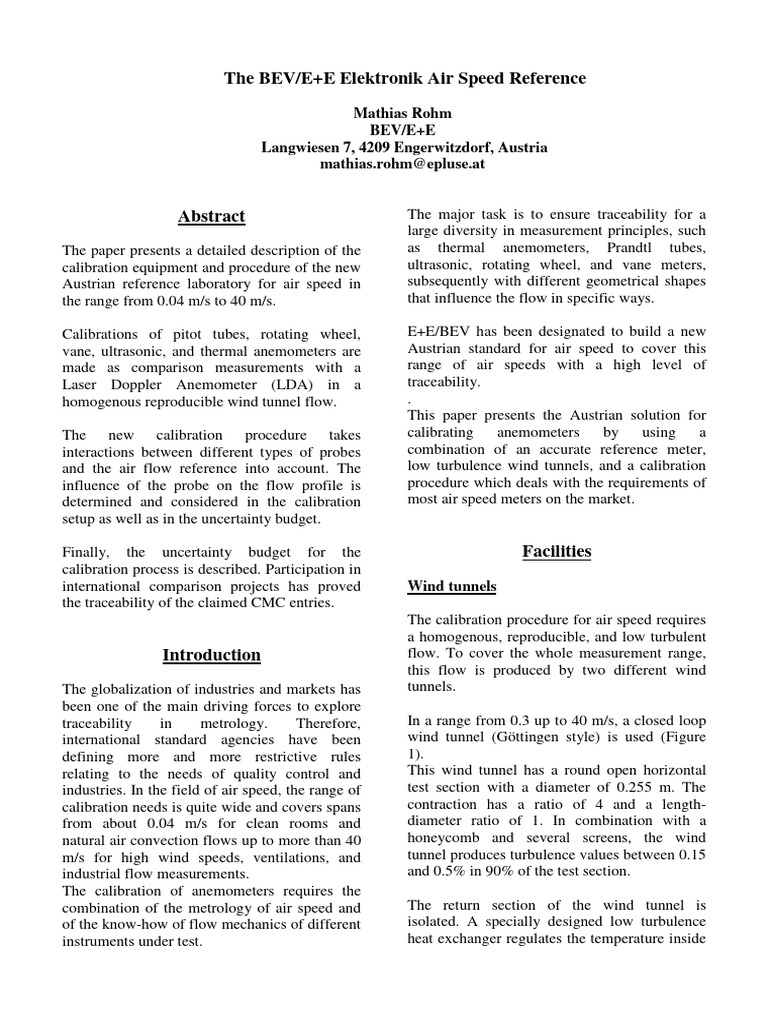 Air Speed Reference | PDF | Calibration | Airspeed