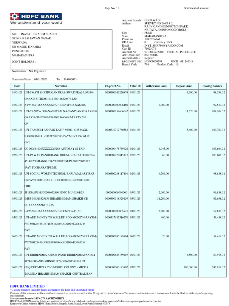 Acct Statement - XX9041 - 02092023 | PDF | Financial Services Companies ... Acct Statement - XX9041 - 02092023 | PDF | Financial Services Companies ...