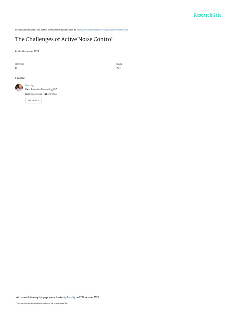 ActiveNoiseControl_eBook49 | Download Free PDF | Machine Learning ...