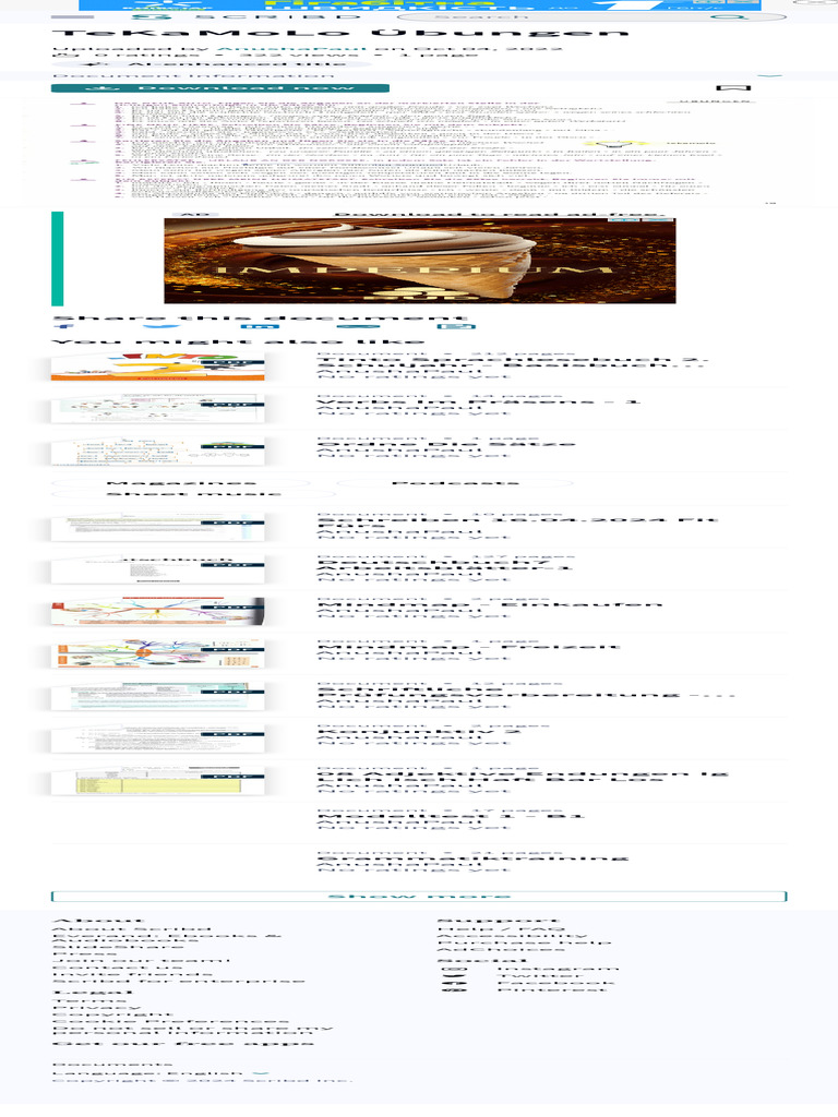TeKaMoLo Übungen PDF | PDF | Scribd | World Wide Web