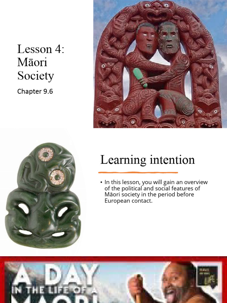 Lesson 4 - Maori Society | PDF | Māori People | Knife