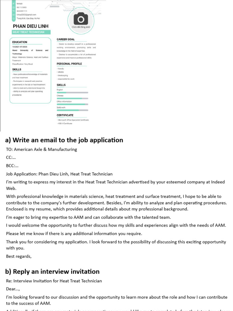 Tech Job | PDF | Cognition