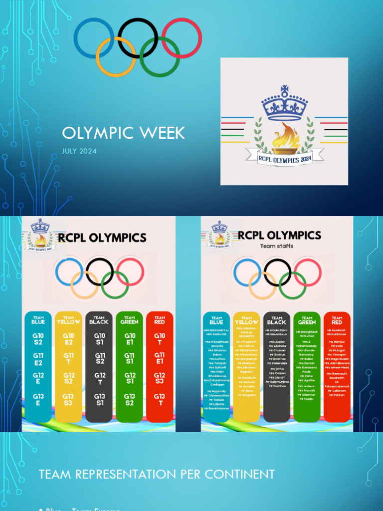 Olympic Week 2 | PDF | Sports