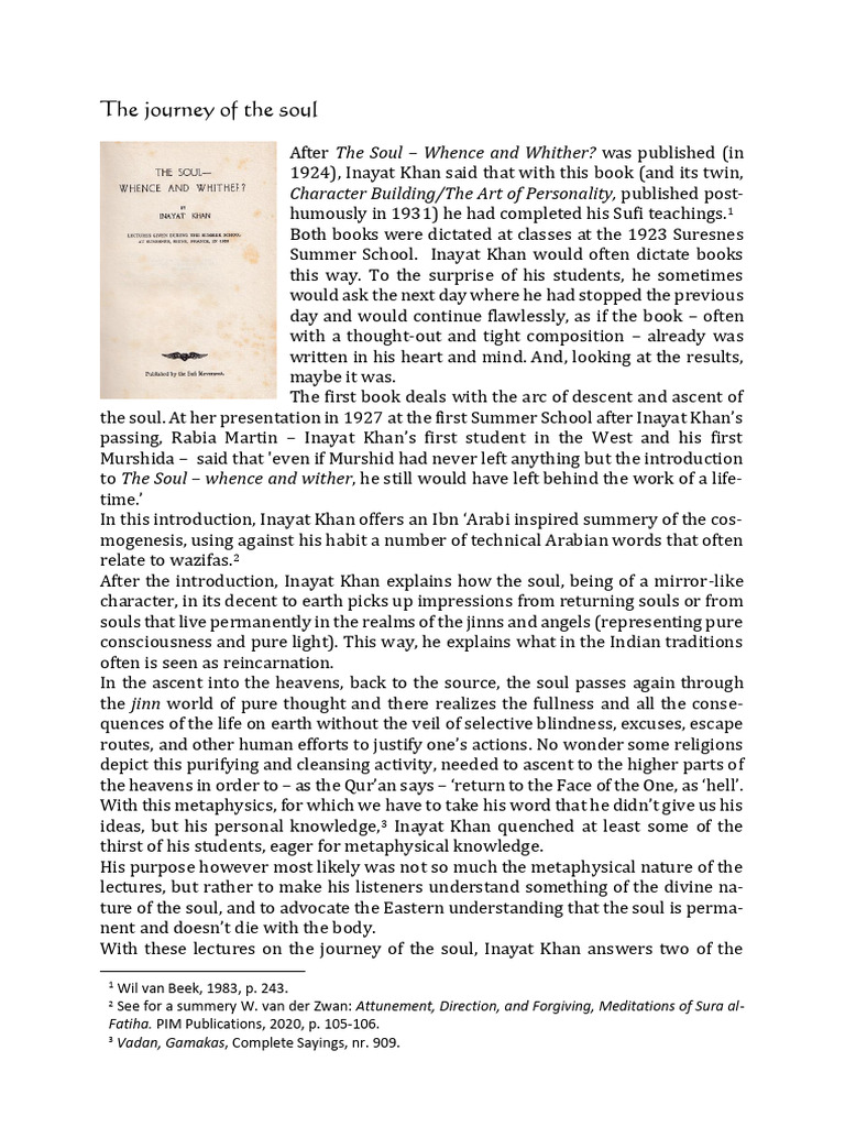 The journey of the soul | PDF | Sufism | Soul