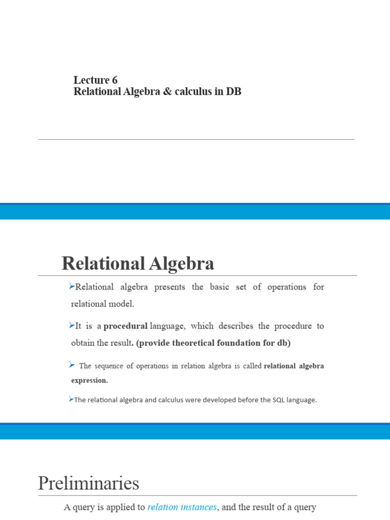 Lecture 6 | PDF | Database Index | Relational Model Lecture 6 | PDF | Database Index | Relational Model