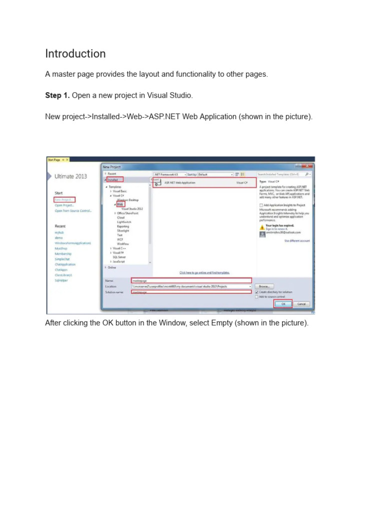 Page In Asp.net | PDF | Hypertext | Software