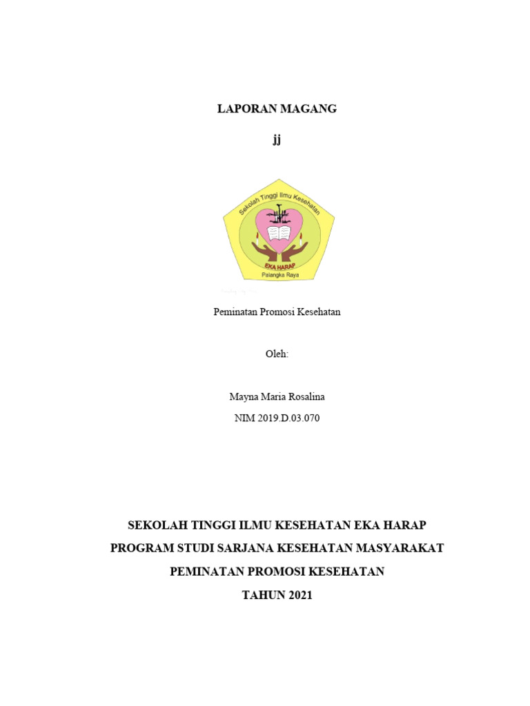 Laporan Magang Mayna Maria Rosalina | PDF