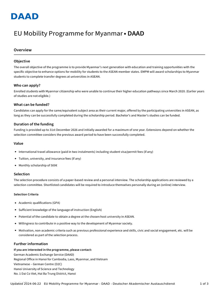 Deutschlandstipendiumdatenbanken21148 Scholarship Database | PDF | University | Hanoi