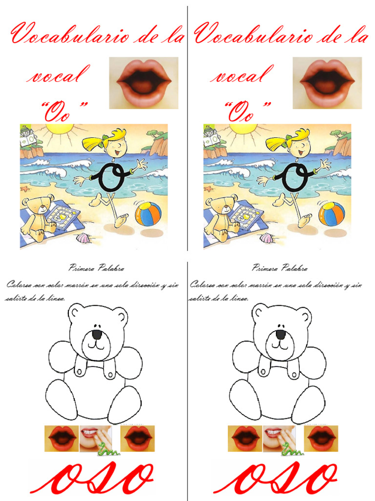 Vocabulario de la vocal O 2023 | Descargar gratis PDF | Lingüística ...