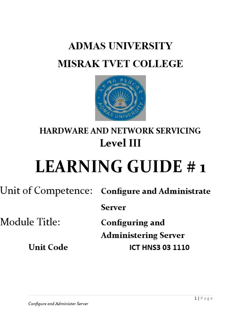 Configuring and Administering Server | PDF | Computer Network | Server (Computing)