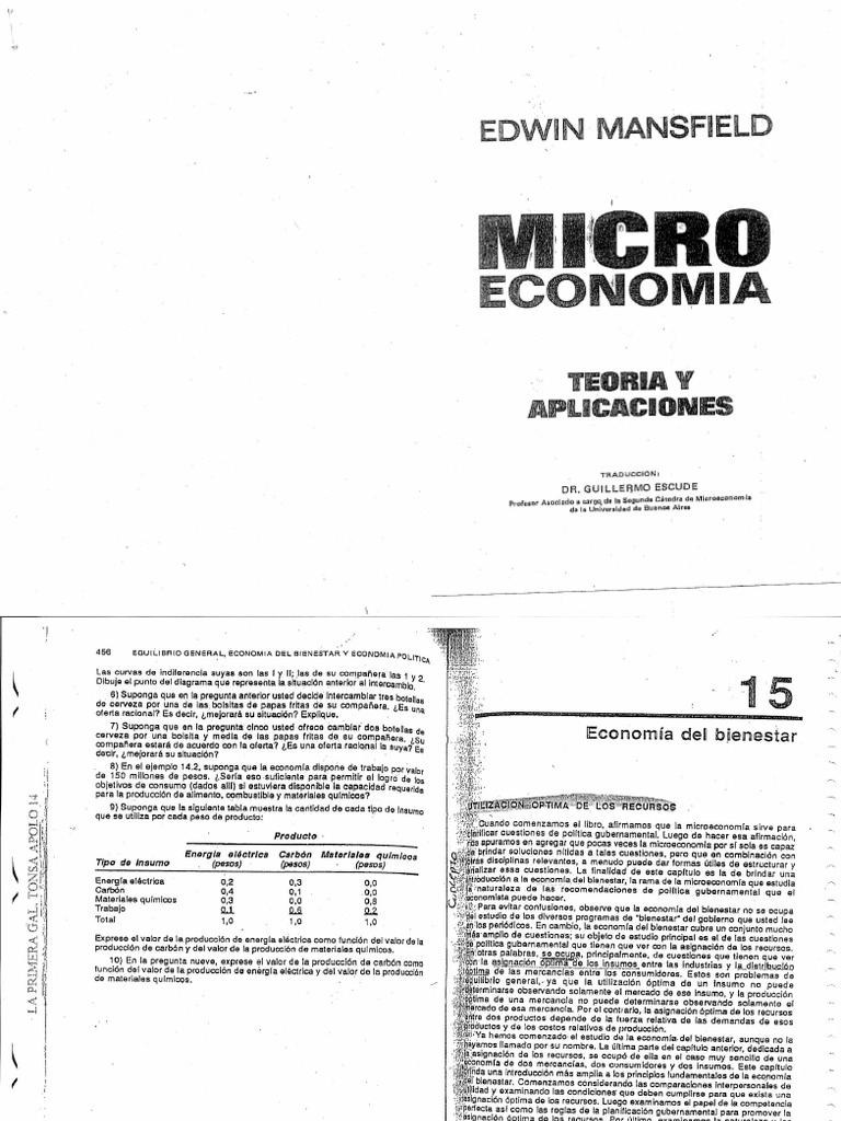 Microeconomia - Edwin Mansfield | PDF
