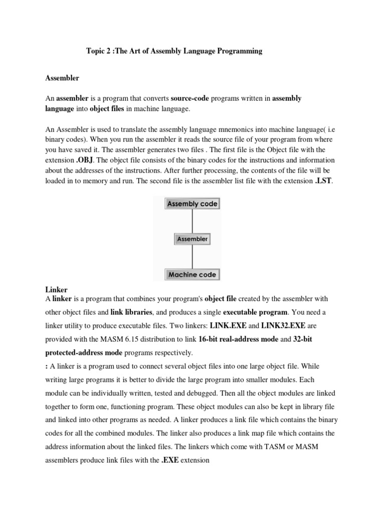 Lesson No 2 MIC | PDF | Assembly Language | Computer Program